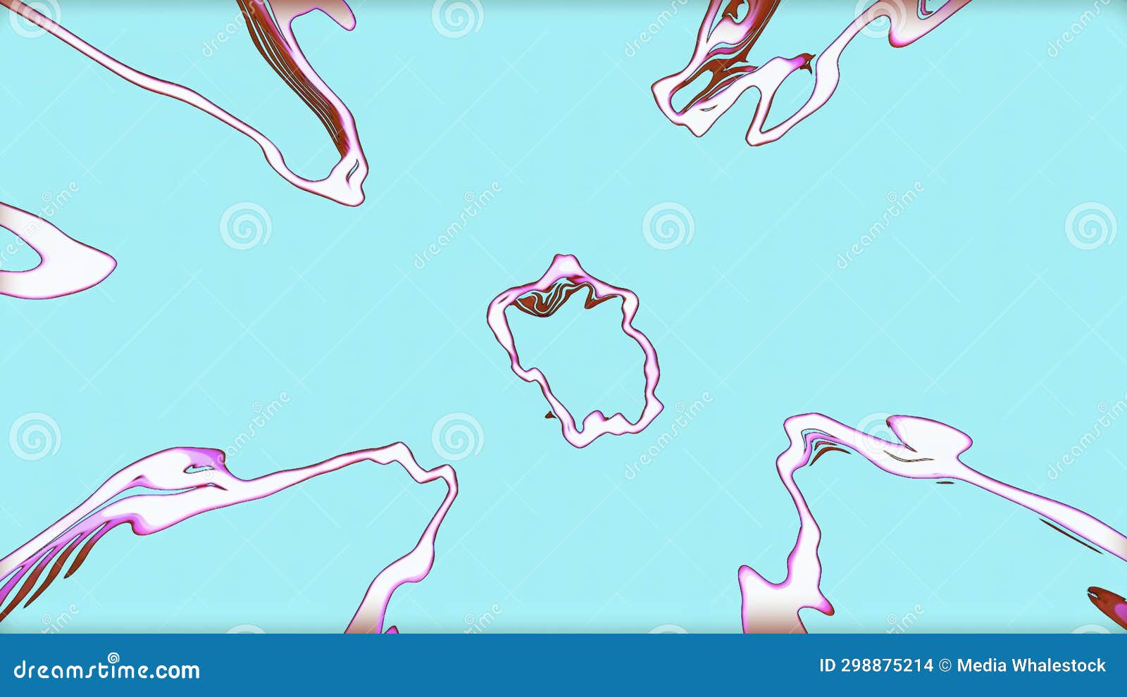 Abstract Wavy Background, Continuous Fluctuation of Stripes. Motion ...