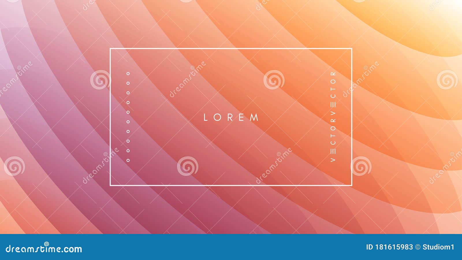 Abstract Wavy Background with Dynamic Effect. Modern Screen Design for ...