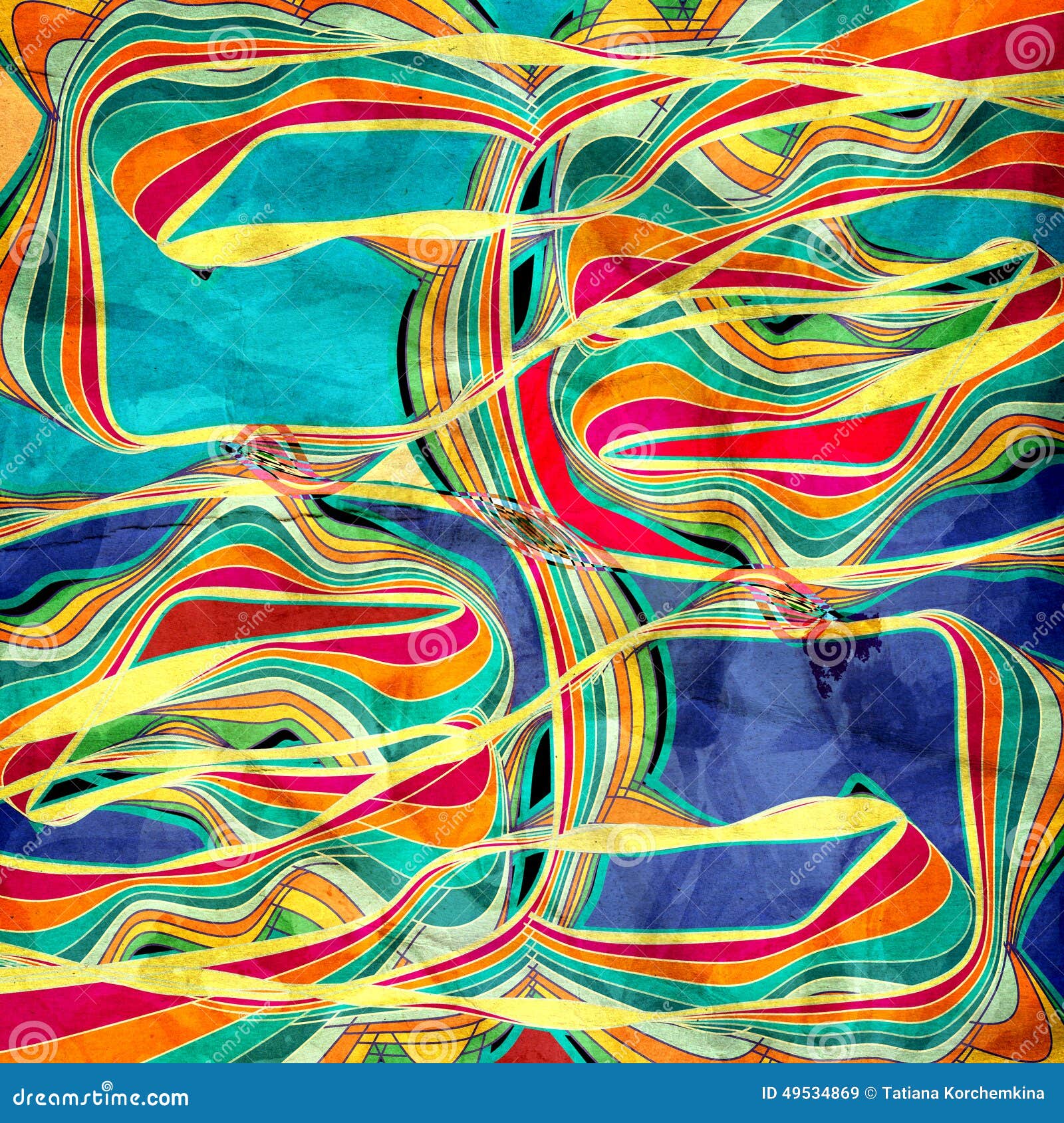 Abstract wavy background stock illustration. Illustration of design ...