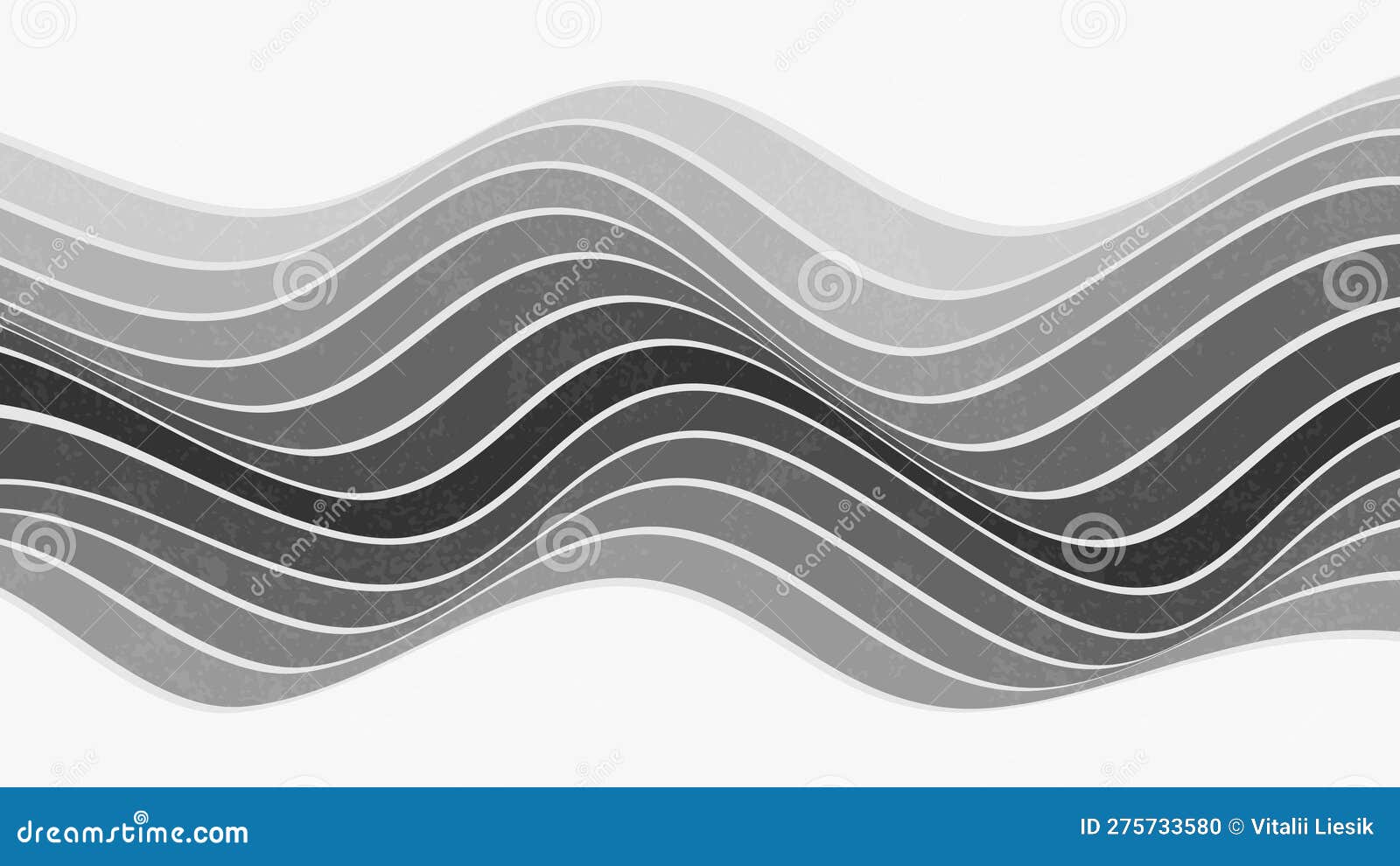 Abstract Wavy Background. Gray Lines on Gray Texture Background. Stock ...