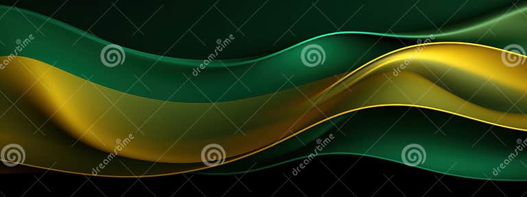 Abstract Wavy Background in Green and Yellow Stock Illustration ... Abstract Wavy Background in Green and Yellow Stock Illustration ...