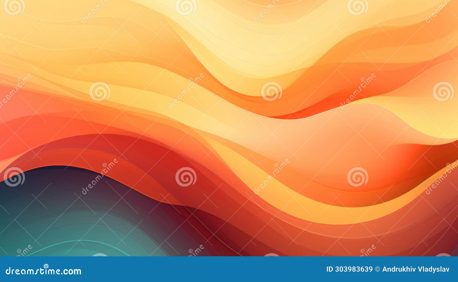 Abstract Wavy Background, Abstract Illustration. Stock Illustration ...