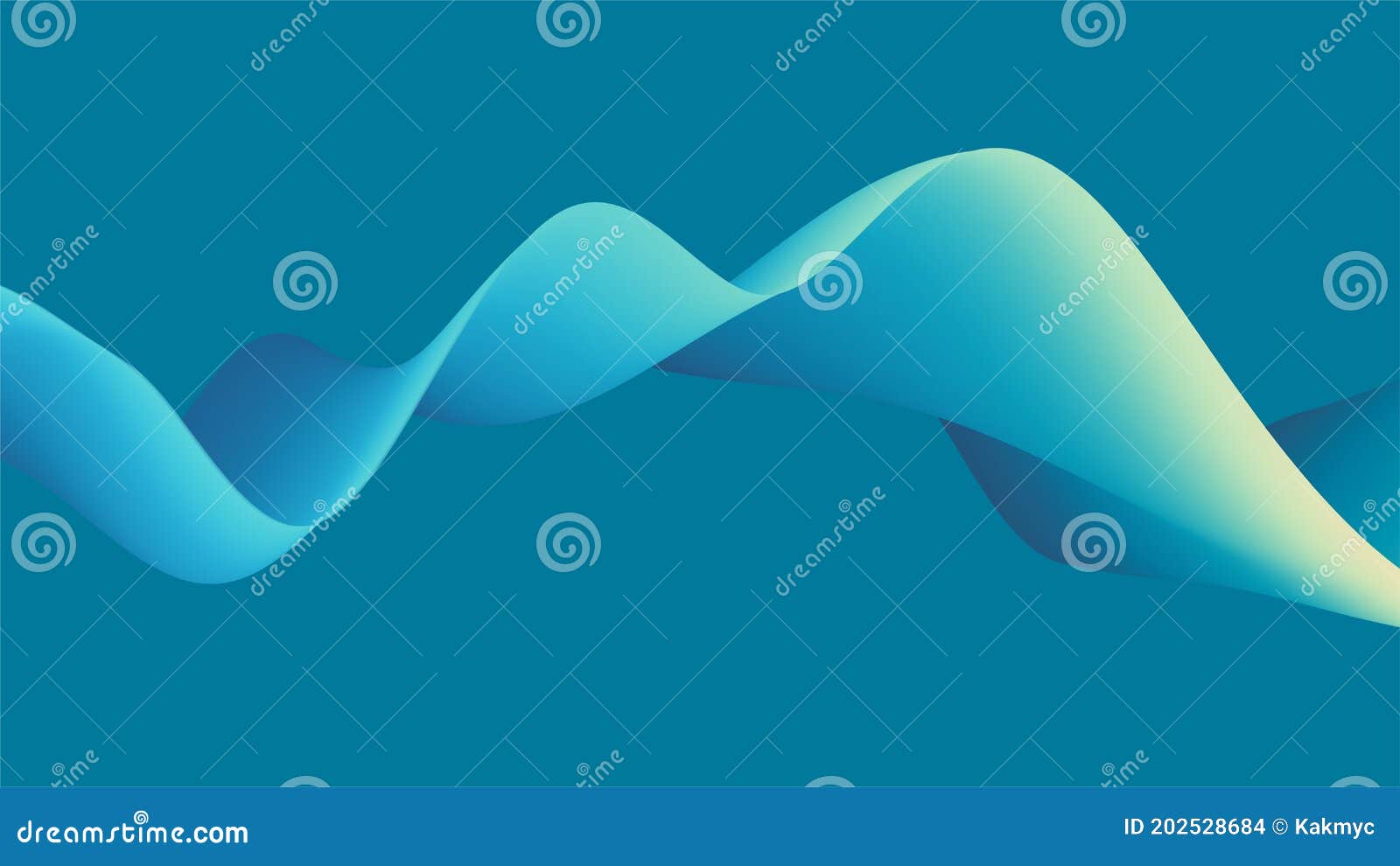 Abstract Wavy Background with Modern Gradient Colors Stock Vector ...