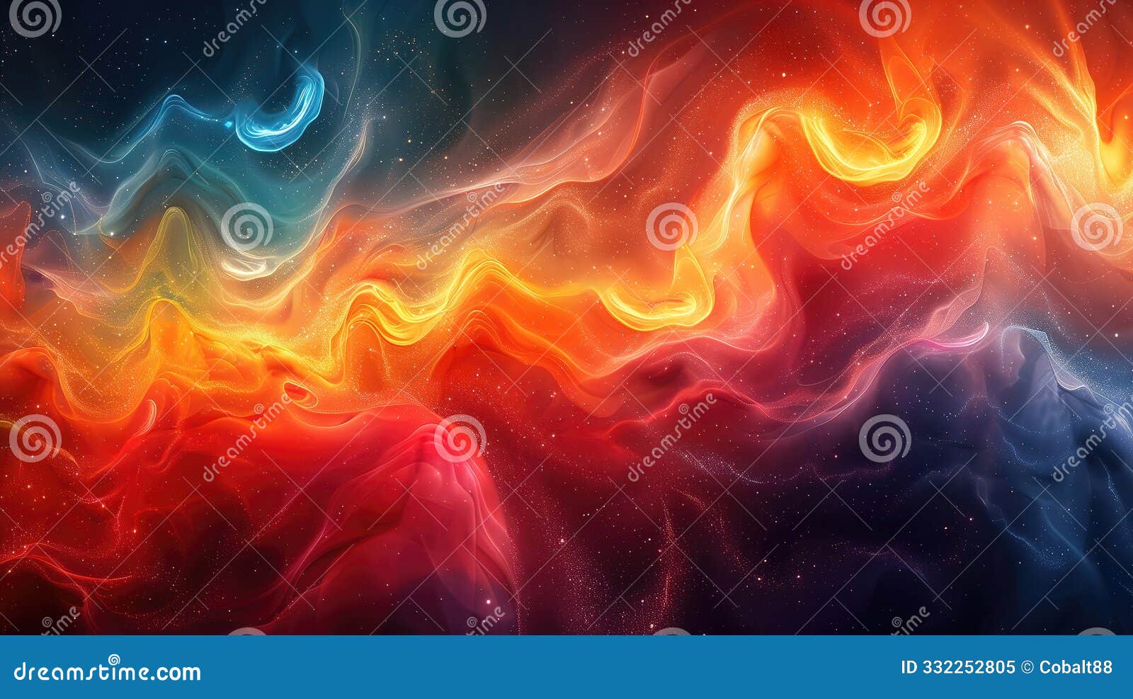 Abstract Wavy Background, Multicolored Waves Patterns Wallpaper Stock ...