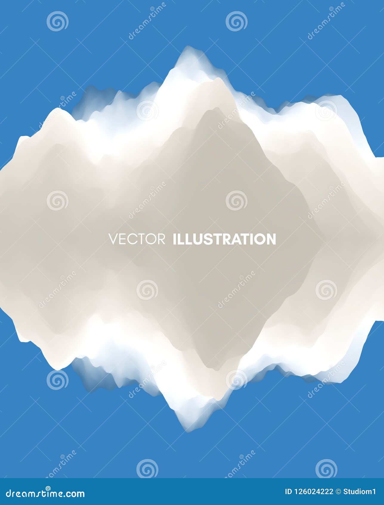 Abstract Wavy Background with Reflection. Trendy Gradients with ...