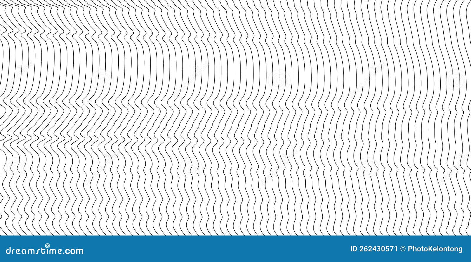 Abstract Wavy Background. Thin Line on White Stock Vector ...