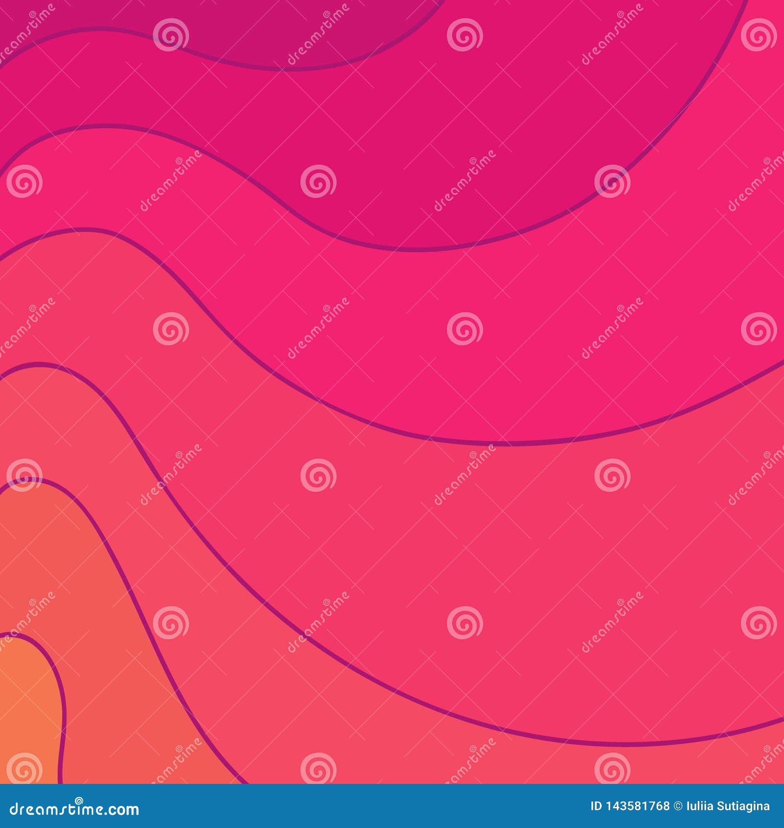 Abstract Wavy Background in Tones. Pattern Winding Lines Stock ...