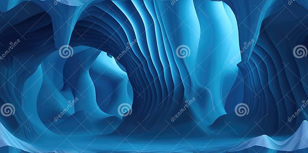 Abstract Wavy Blue Background. Blue Texture Background Stock ...