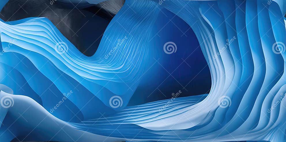 Abstract Wavy Blue Background. Blue Texture Background Stock ...