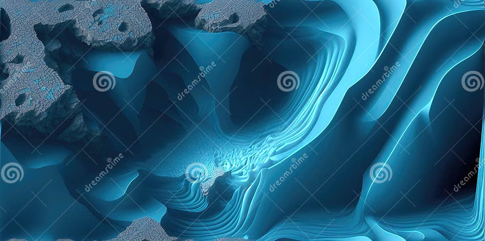 Abstract Wavy Blue Background. Blue Texture Background Stock ...