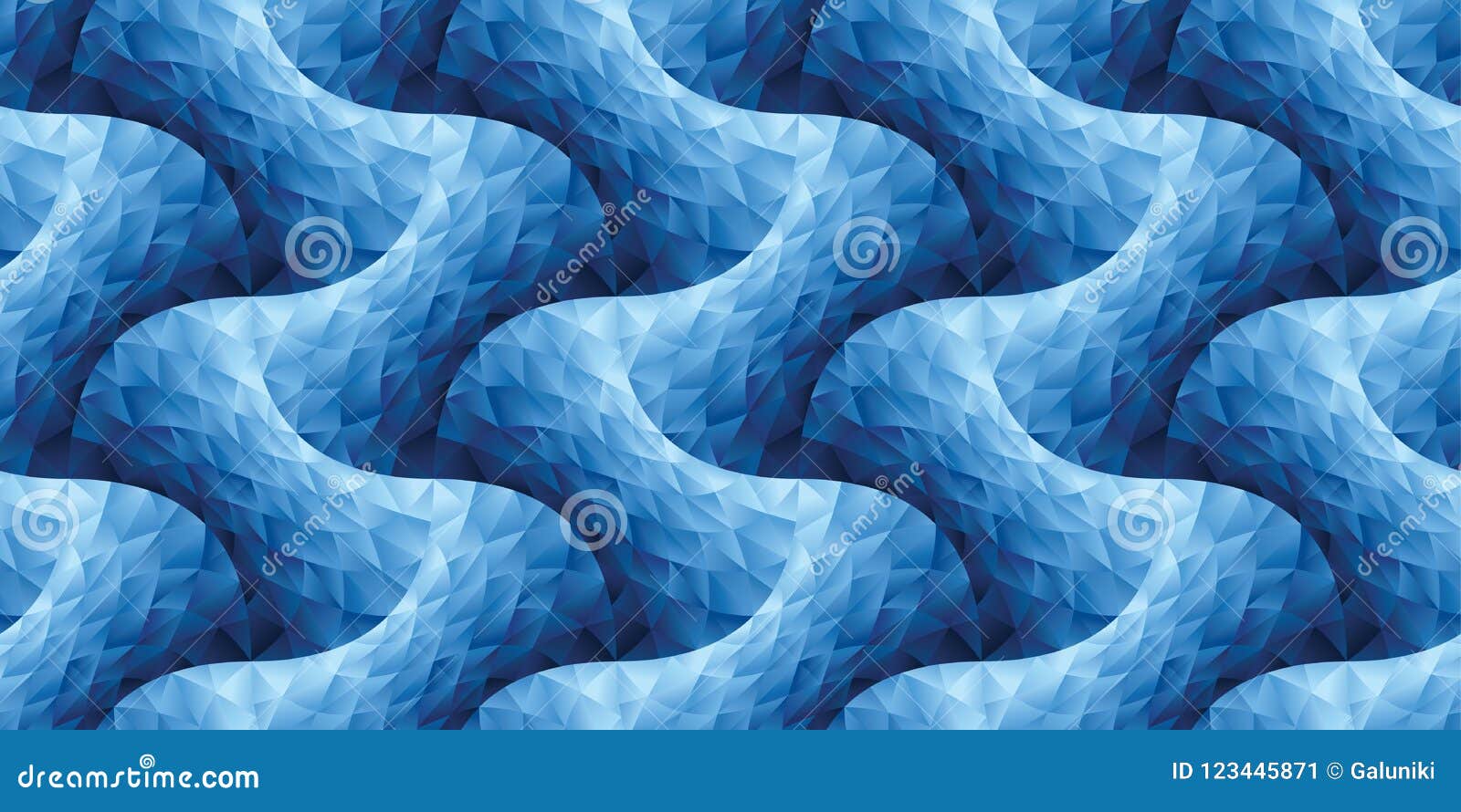 Modern Geometric Wave Seamless Pattern. Stock Vector - Illustration of ...