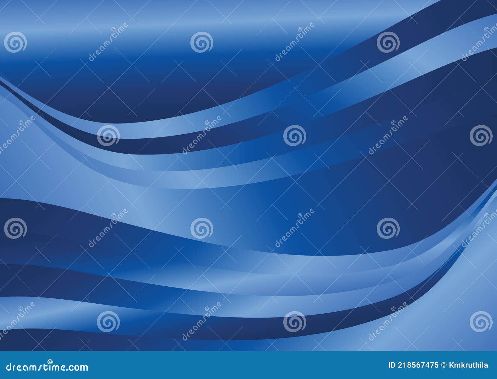 Abstract Wavy Blue Gradient Background Vector Graphic Stock Vector ...