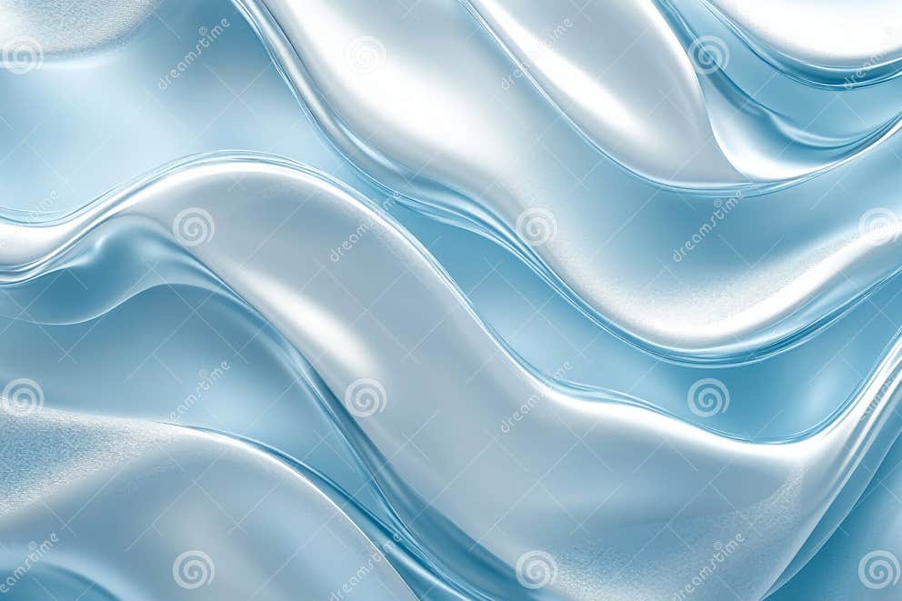 Abstract Wavy Blue and White Background Stock Illustration ...