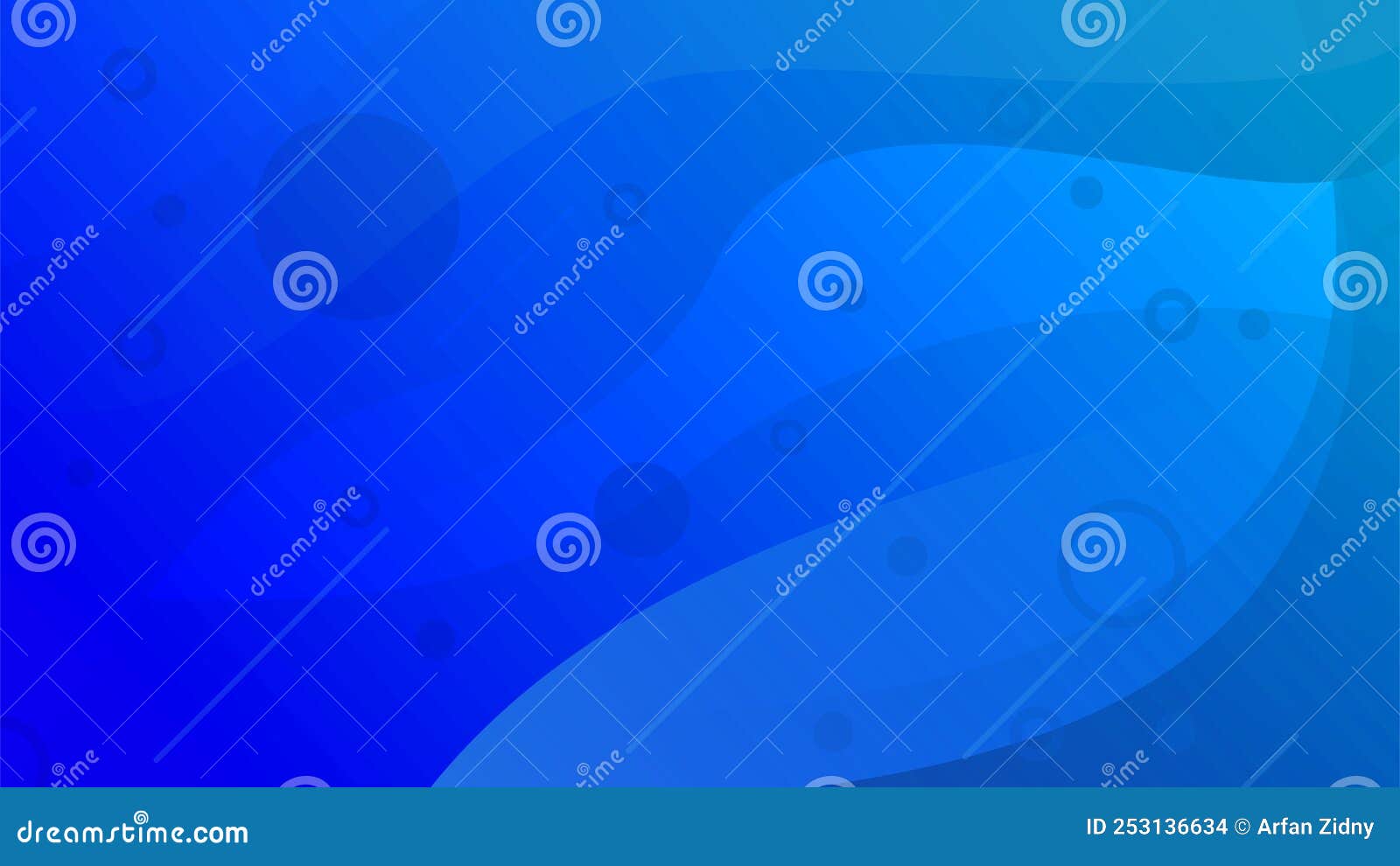 Abstract Wavy Bubble Blue Background Stock Illustration - Illustration ...
