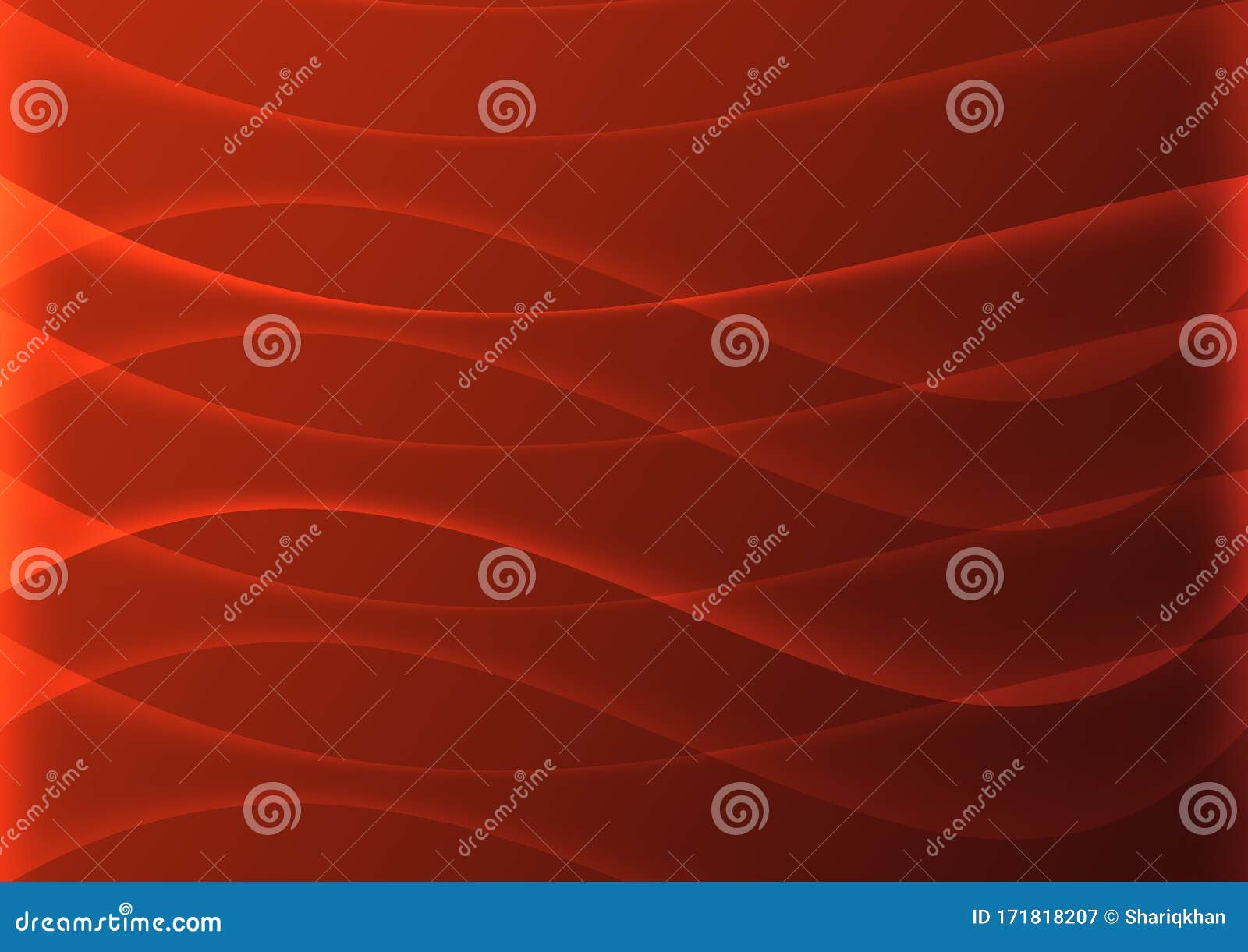 Abstract Wavy Color Background with Gradient Stock Illustration ...