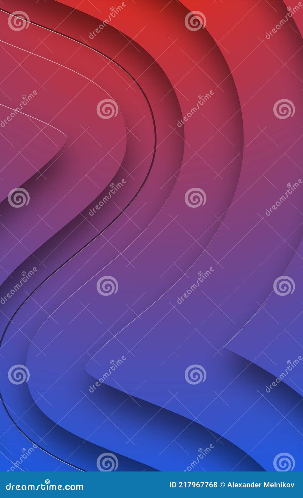 Abstract Wavy Colored Background Stock Illustration - Illustration of ...