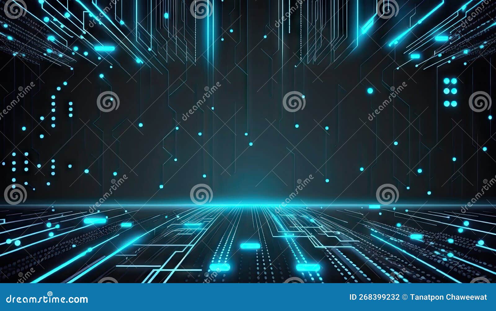 Abstract Wavy Curve Technology Background, Business Connection, Lines ...