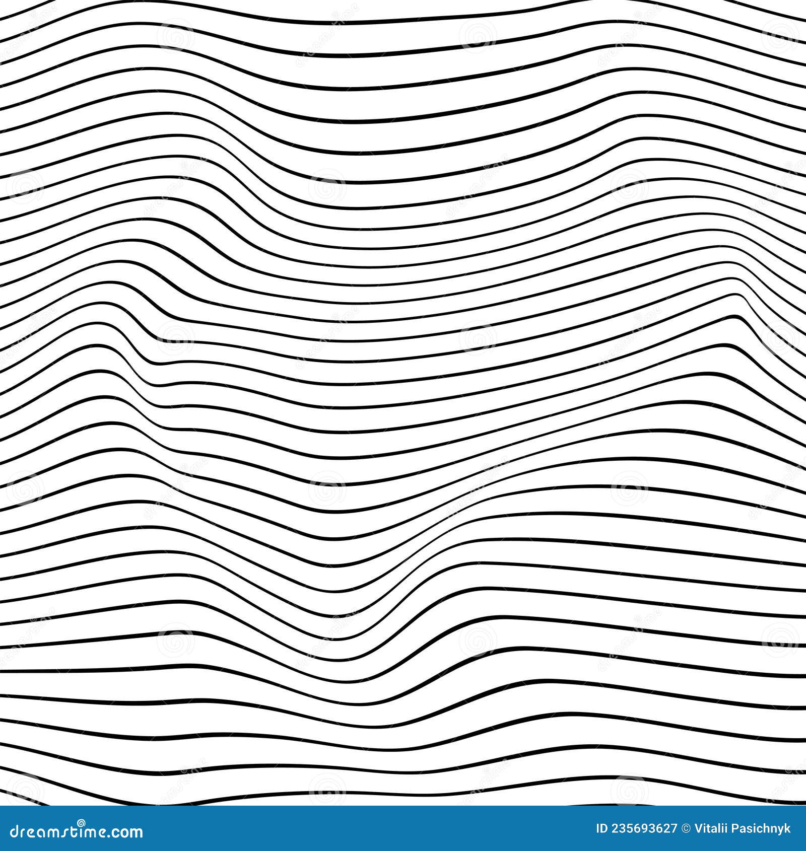 Abstract Wavy 3d Mesh on a White Background. Geometric Dynamic Wave. 3D ...