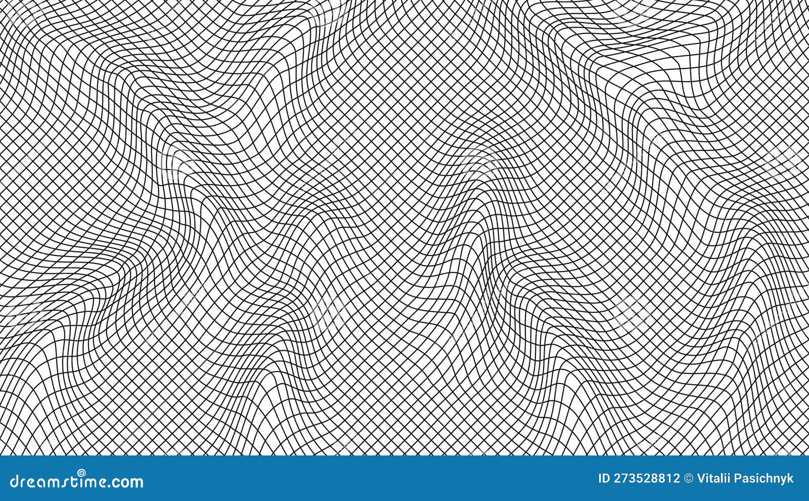 Abstract Wavy 3d Mesh on a White Background. Geometric Dynamic Wave. 3D ...