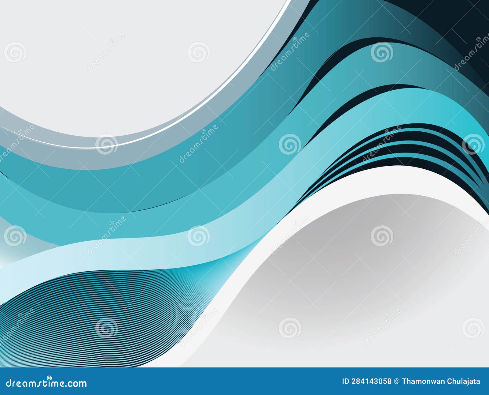 Abstract Wavy Design Template Background Stock Vector - Illustration of ...