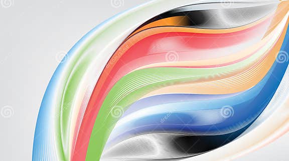 Abstract Wavy Design Template Banner Background Stock Photo - Image of ...
