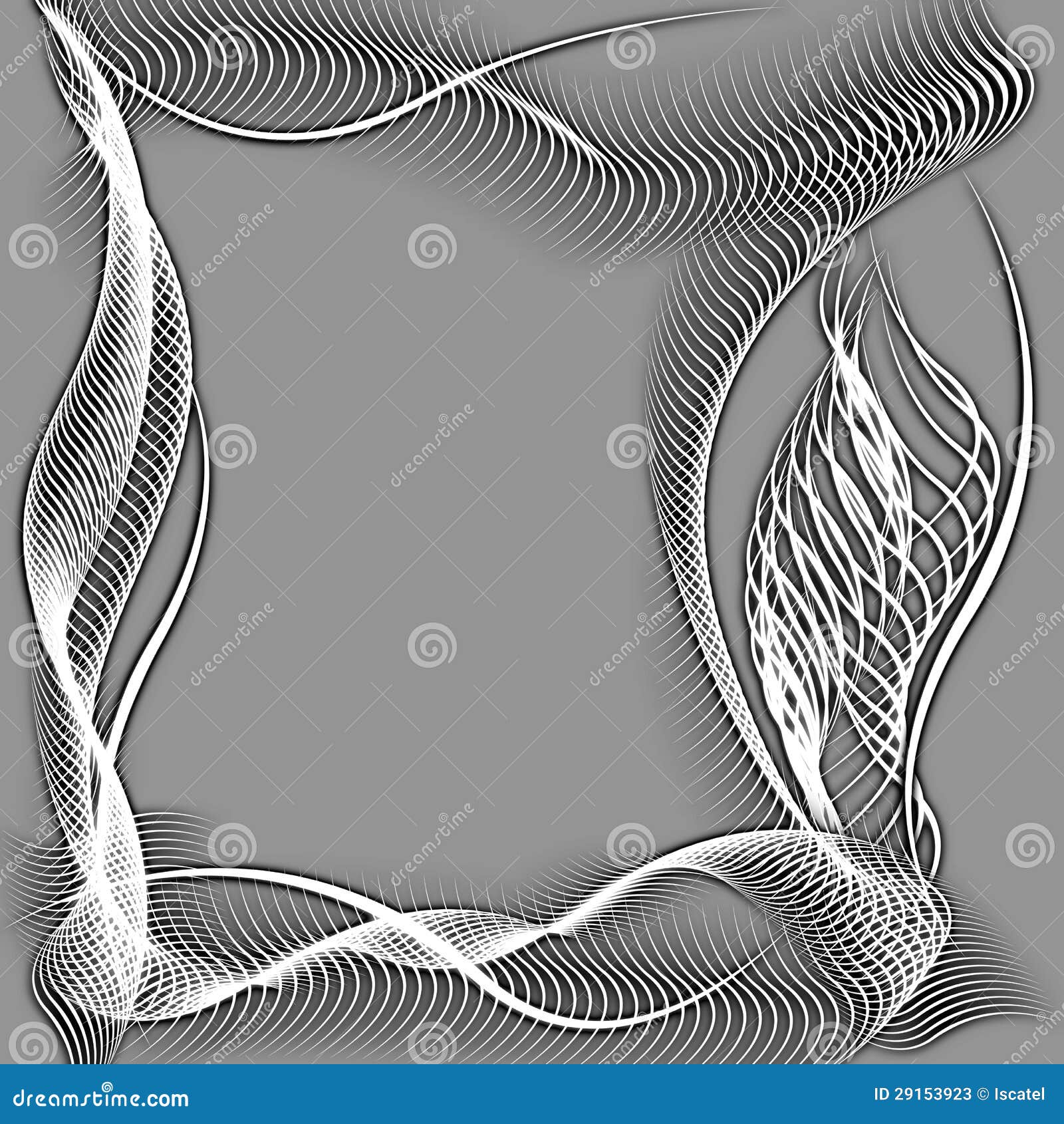 Abstract wavy frame stock illustration. Illustration of elegance - 29153923