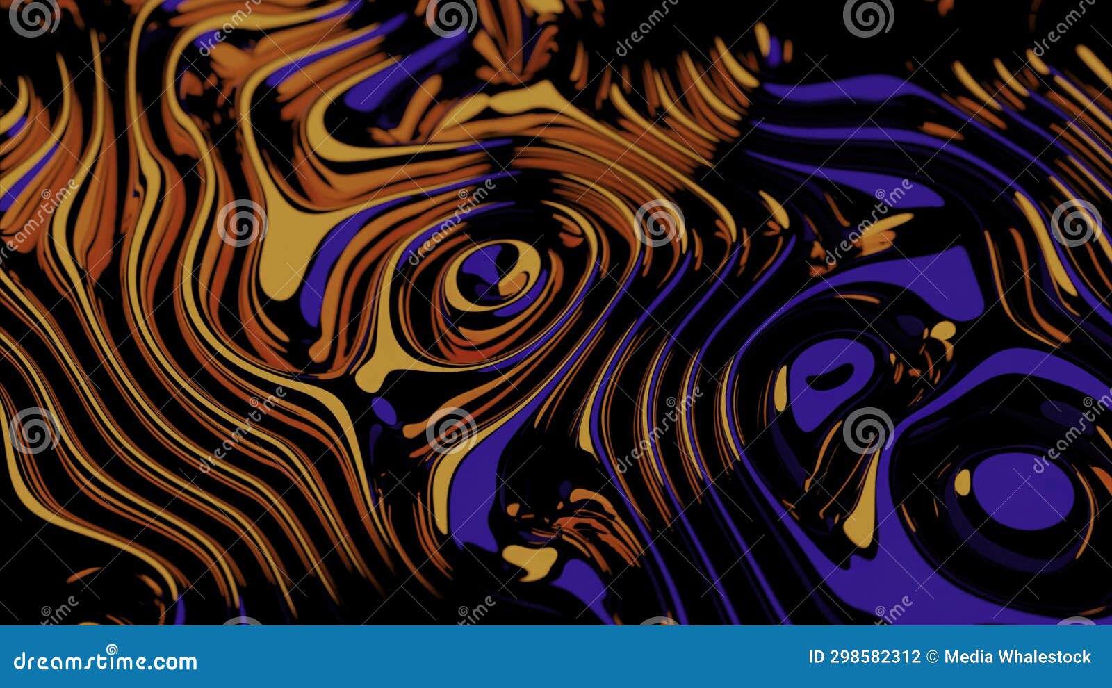 Abstract Wavy Gradient Background. Design. Bending Glossy Stripes ...