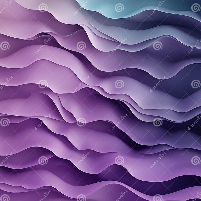 Abstract Wavy Gradient Background with Soft Colors Stock Illustration ...
