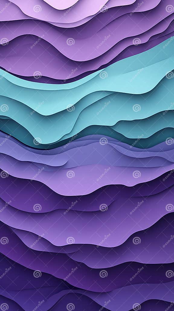 Abstract Wavy Gradient Background with Soft Colors Stock Illustration ...