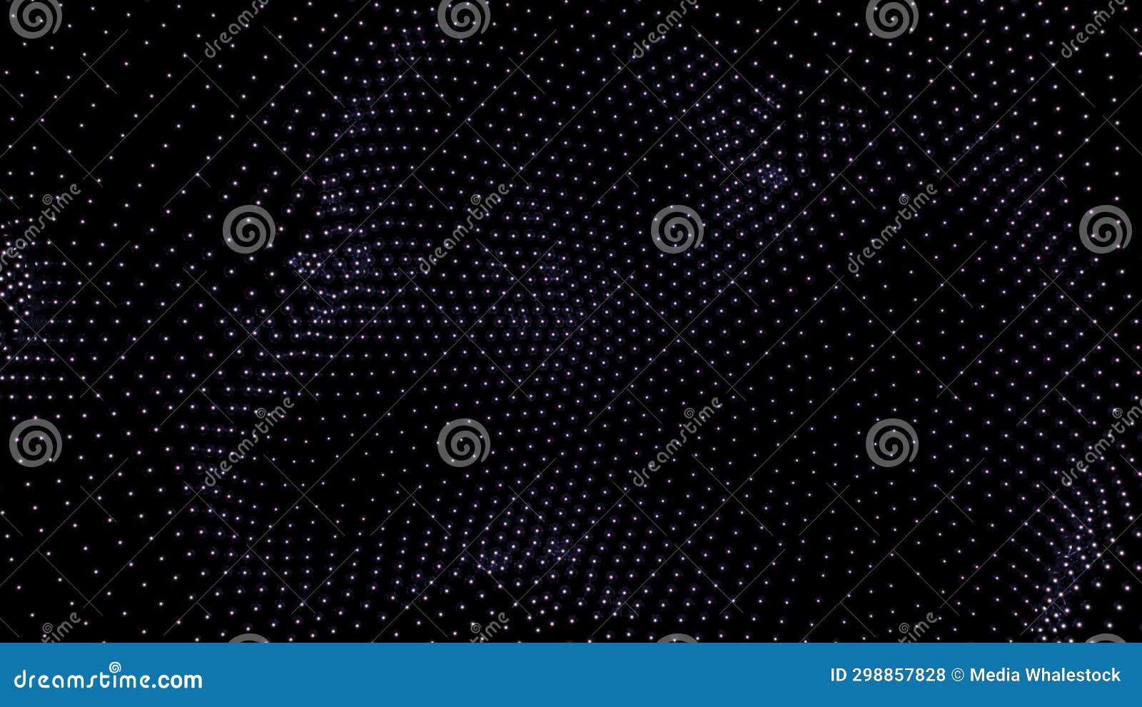 Abstract Wavy Grid Surface. Design. Technological Background with ...