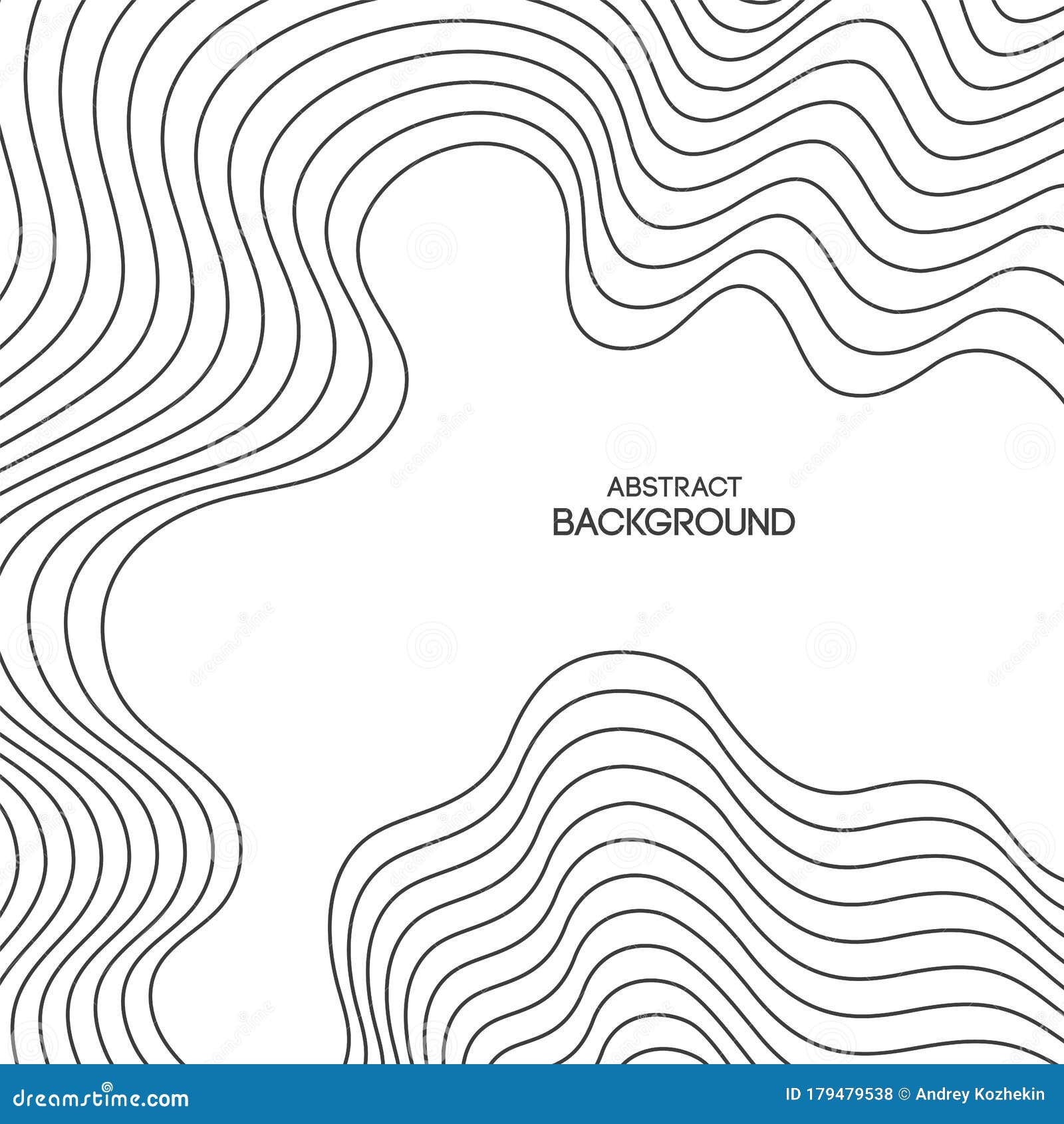 Abstract Wavy Lines Background. Striped Texture Stock Vector ...