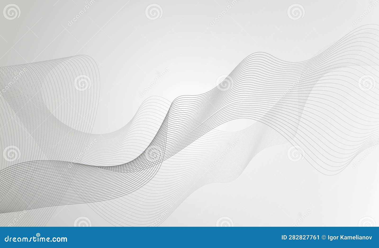 Abstract Wavy Lines for Design. Stock Vector - Illustration of building ...