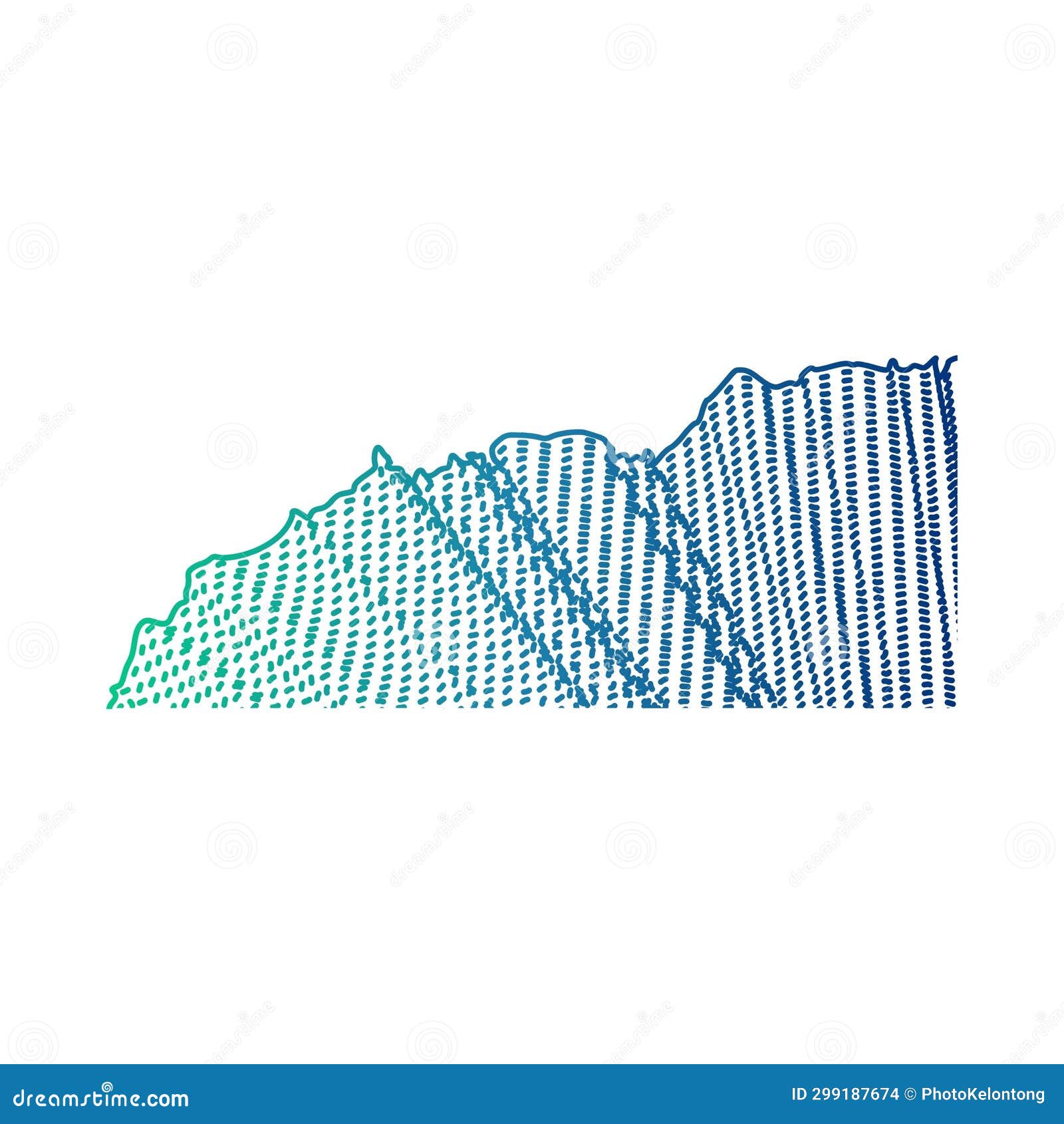 Abstract Wavy Lines Element. Flowing Particles Wave Pattern 3D Curve ...