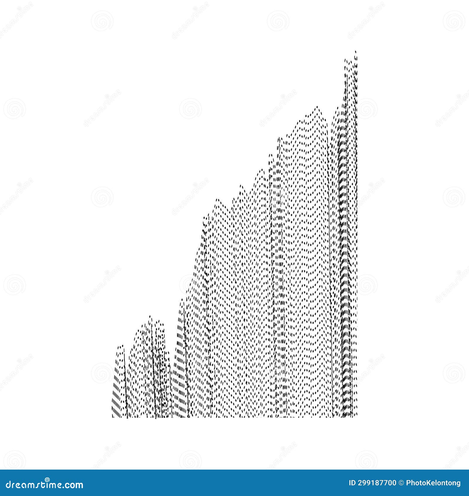 Abstract Wavy Lines Element. Flowing Particles Wave Pattern 3D Curve ...