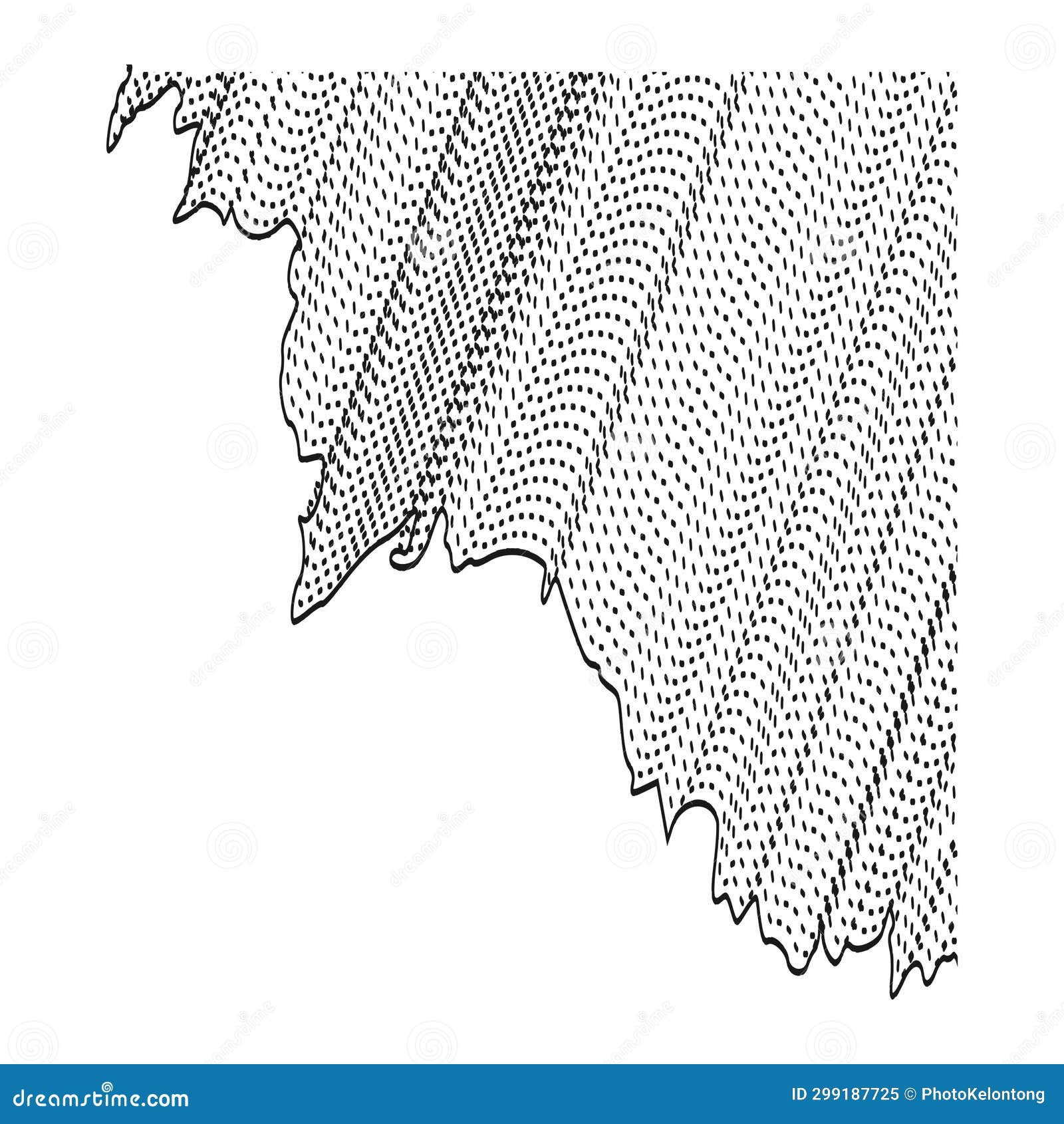 Abstract Wavy Lines Element. Flowing Particles Wave Pattern 3D Curve ...