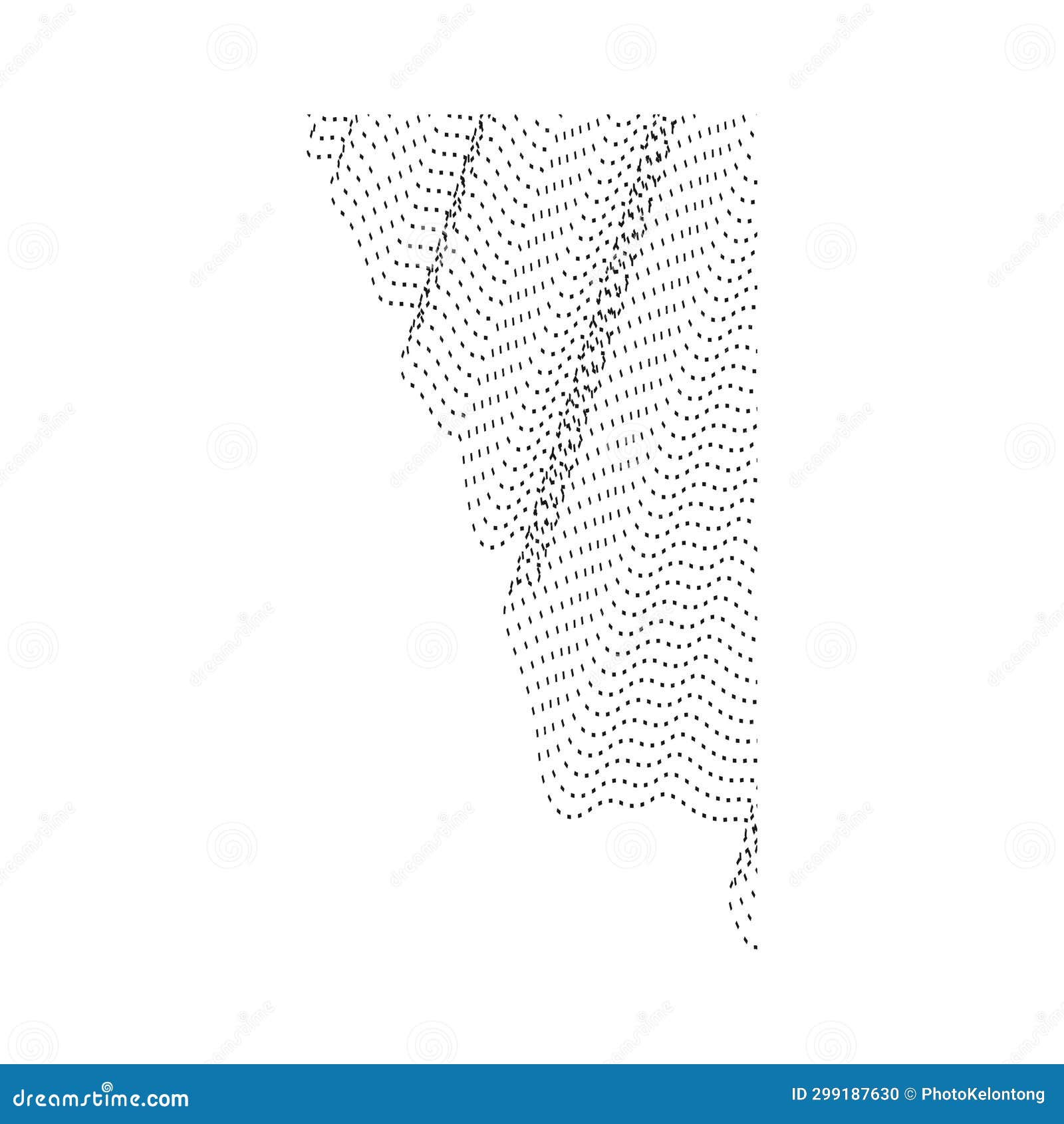 Abstract Wavy Lines Element. Flowing Particles Wave Pattern 3D Curve ...