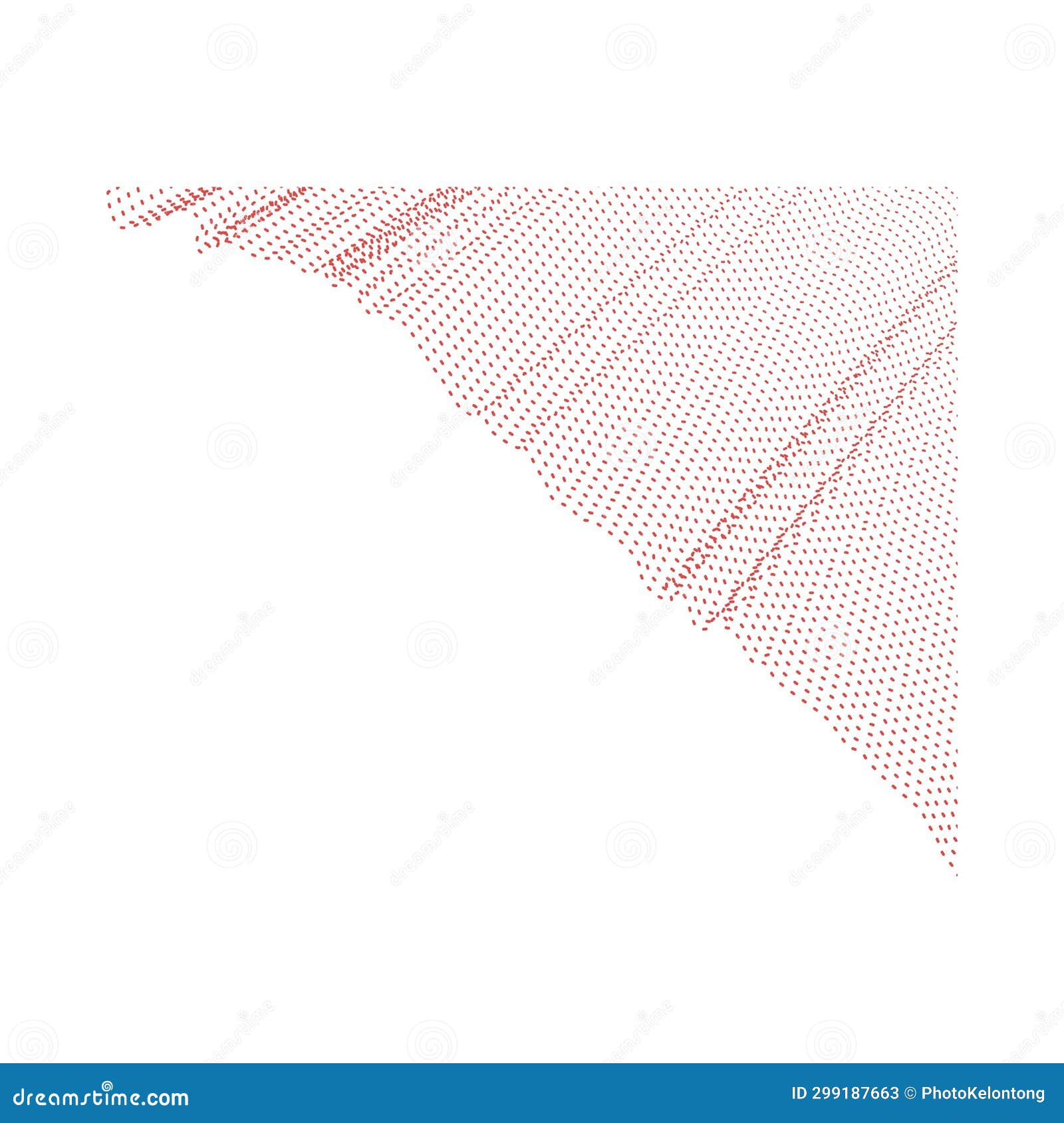 Abstract Wavy Lines Element. Flowing Particles Wave Pattern 3D Curve ...