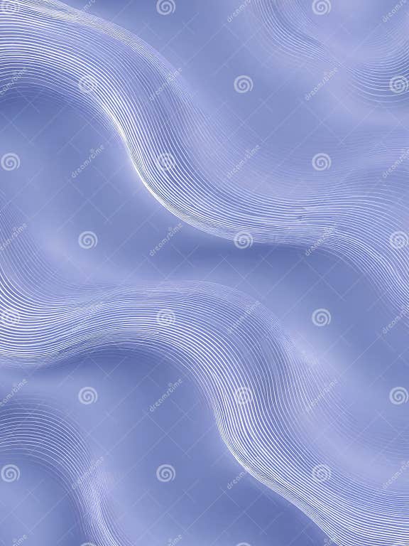 Abstract Wavy Lines in a Light Blue Color Stock Illustration ...