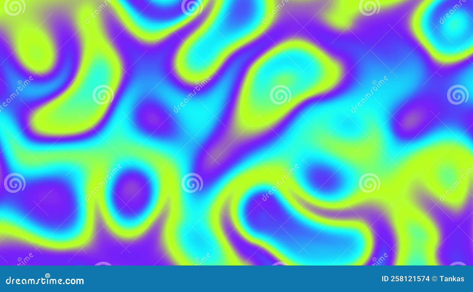 Seamless Abstract Wavy Liquid Background for Loop Playback. 4k Video ...