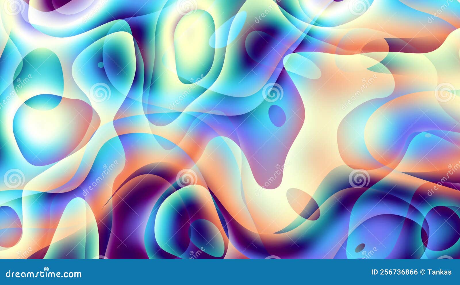 Seamless Abstract Wavy Background for Loop Playback. Stock Footage ...