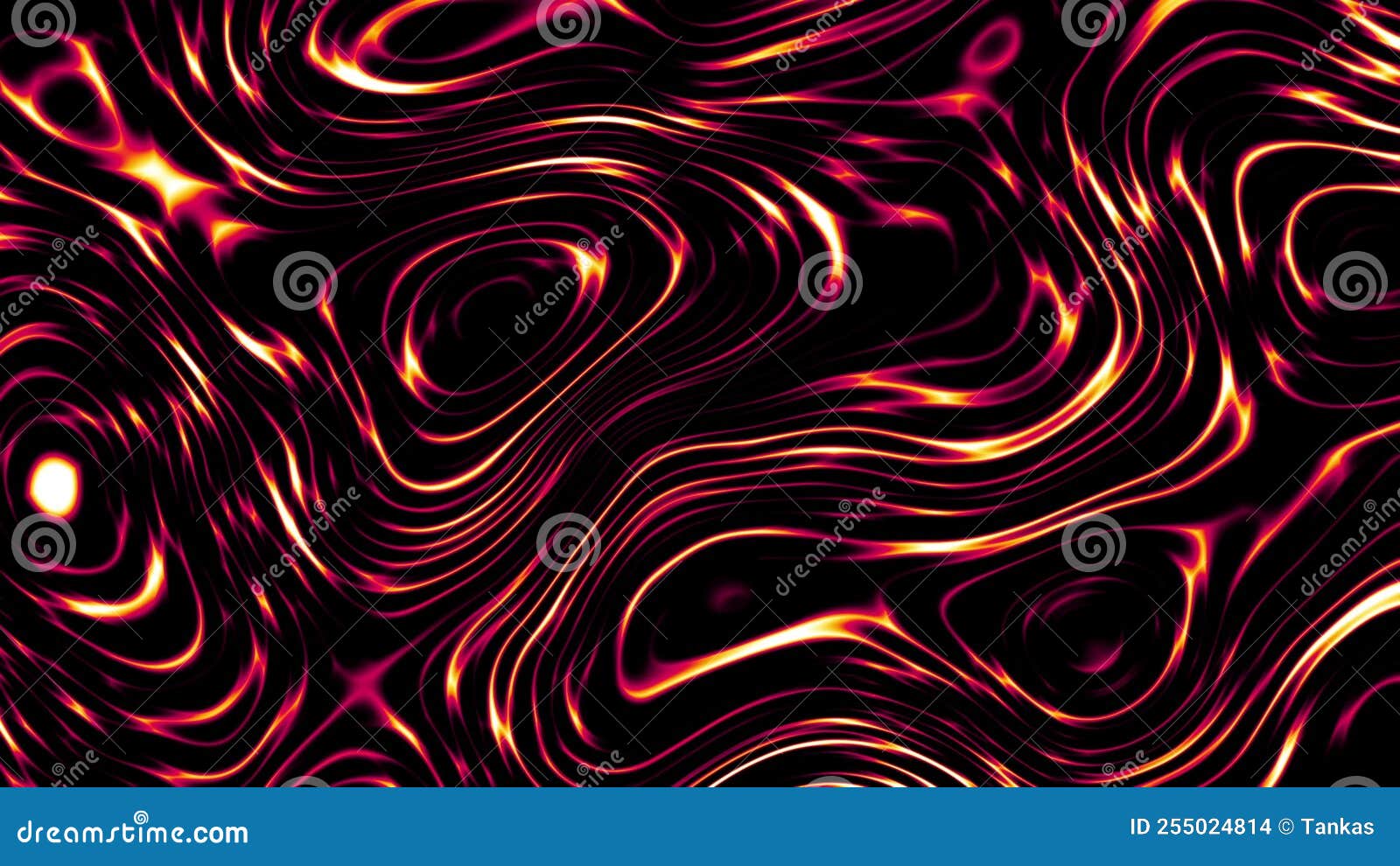 Seamless Abstract Wavy Background for Loop Playback. Stock Footage ...