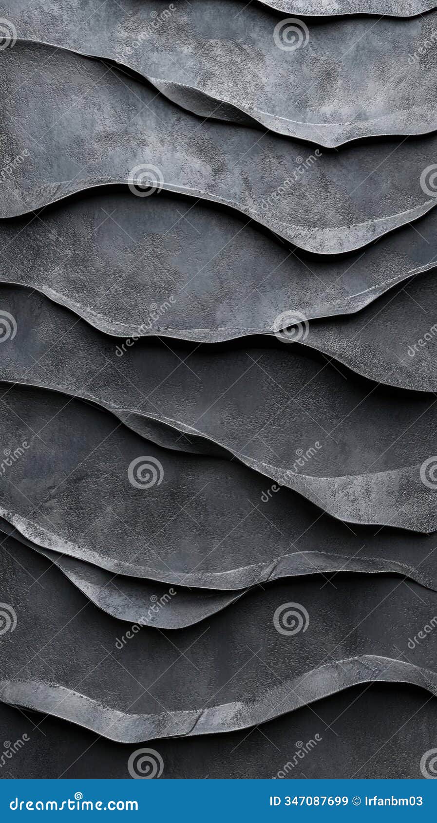 Abstract Wavy Metal Texture Background Stock Image - Image of rough ...