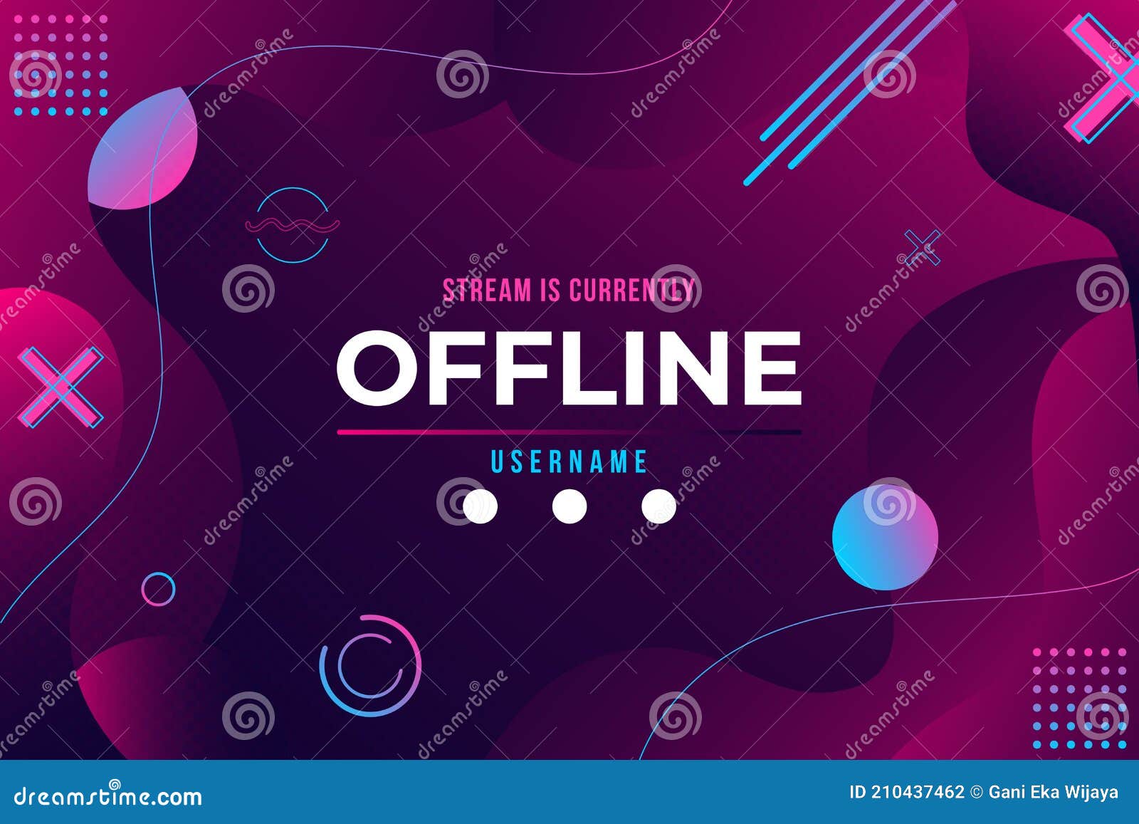 Abstract Wavy Modern Gaming Background Stock Vector - Illustration of ...