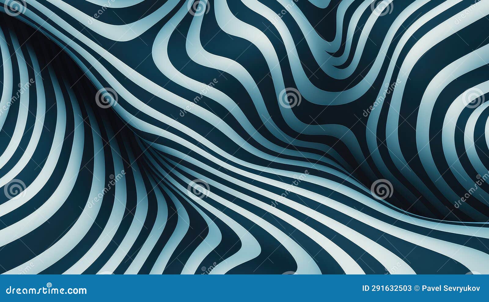 Abstract Wavy Optical Illusion Stock Illustration - Illustration of ...