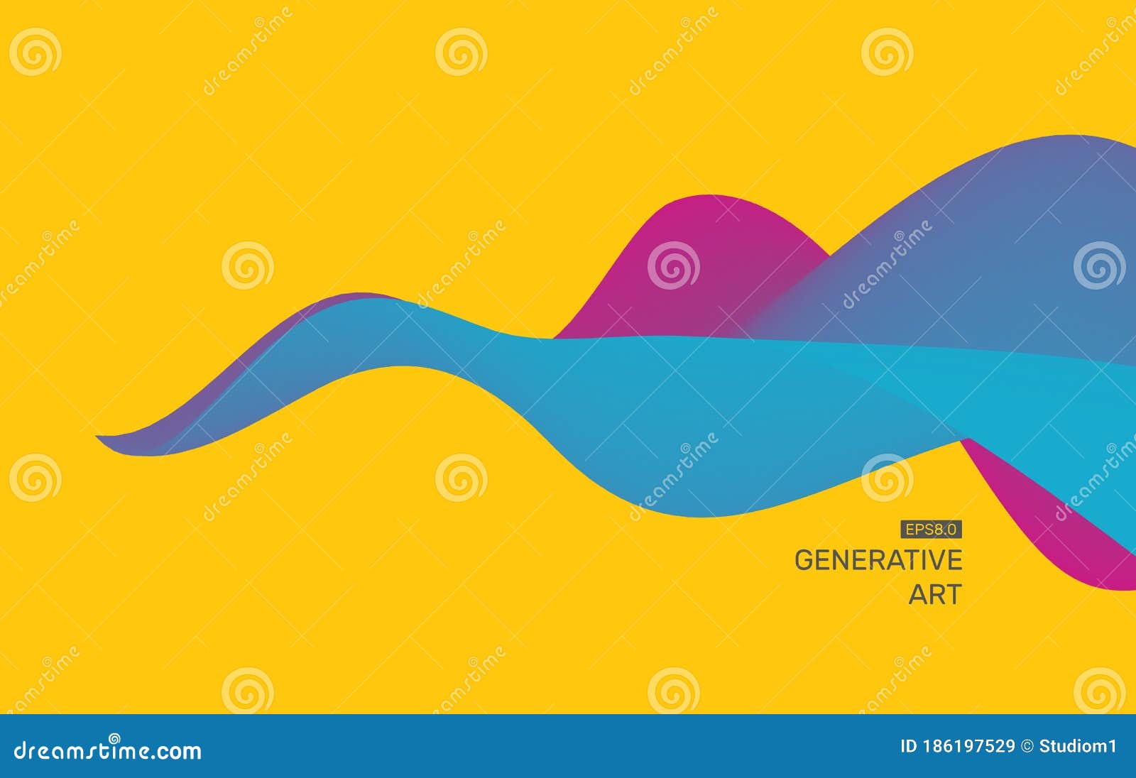 Abstract Wavy Pattern. Background for Design. Vector Illustration Stock ...