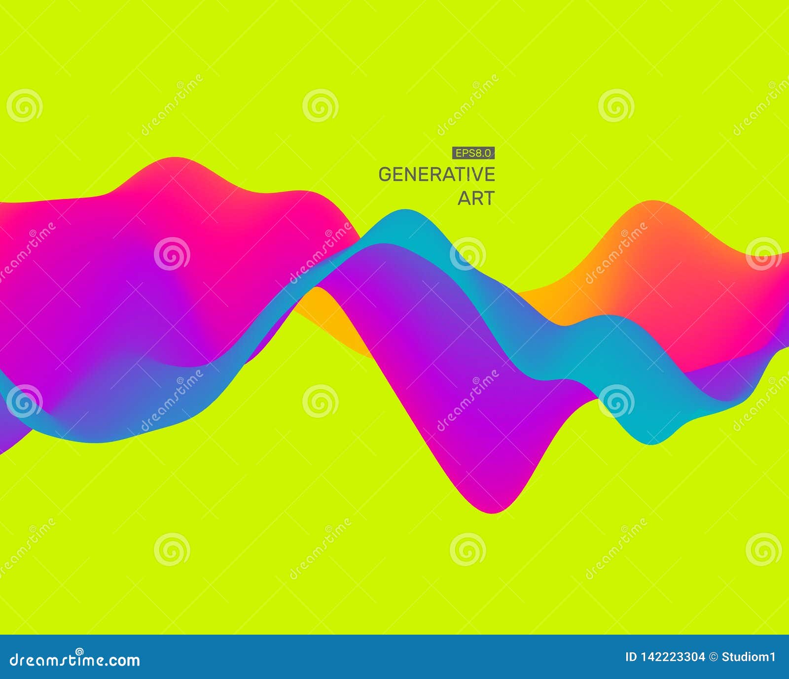 Abstract Wavy Pattern. Vector Illustration for Banner, Flyer, Book ...