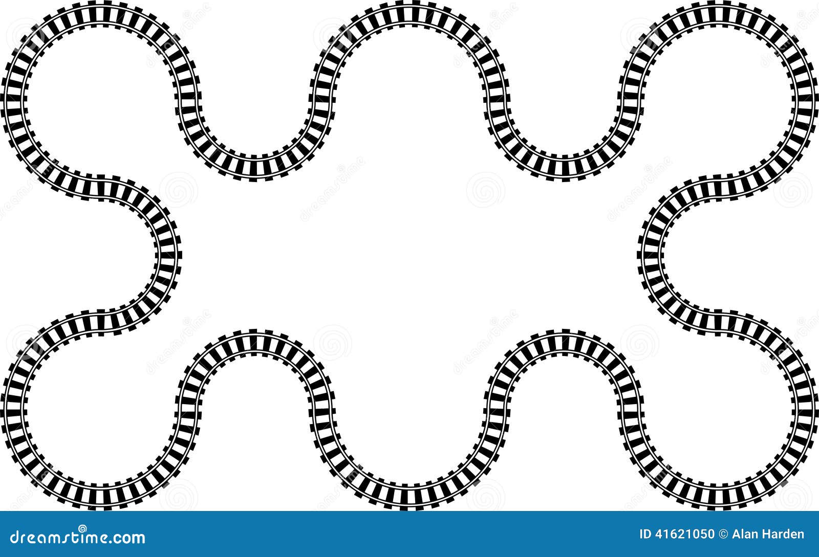 Wavy Railroad Stock Illustrations – 442 Wavy Railroad Stock ...