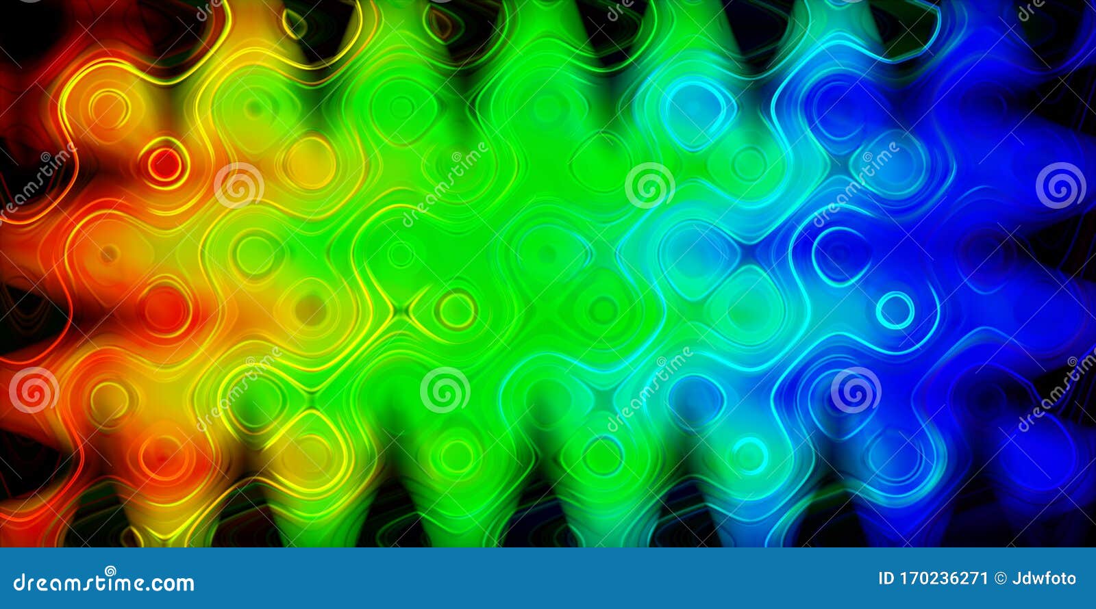 Wavy Psychedelic Blob stock illustration. Illustration of graphic ...