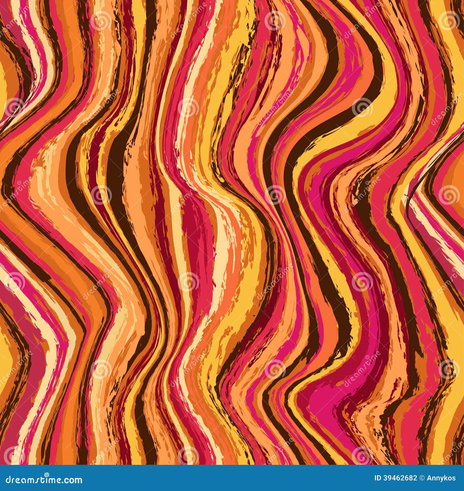 Abstract Wavy Seamless Pattern Stock Vector - Illustration of seamless ...