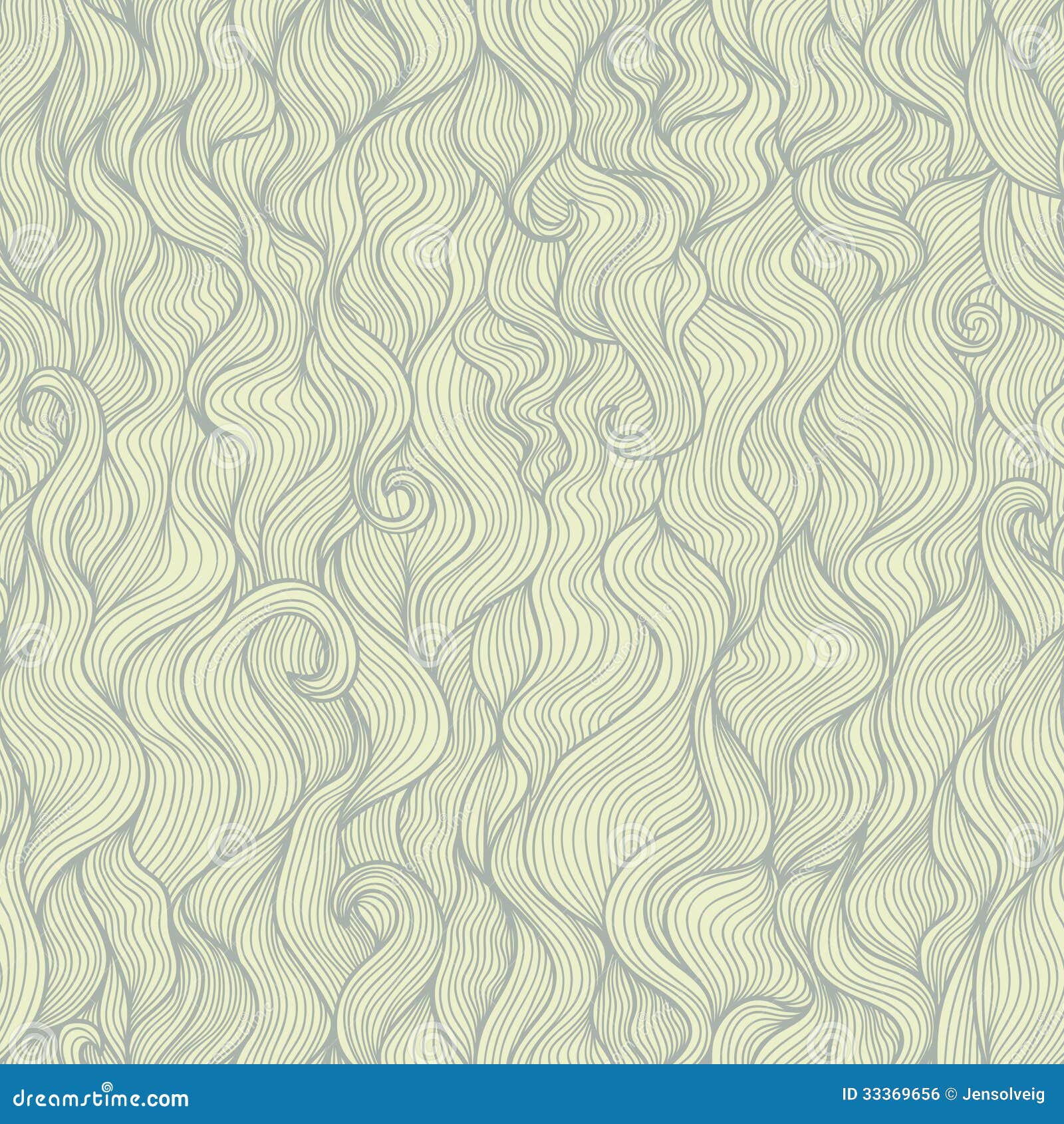Abstract Wavy Seamless Pattern. Nice Subdued Retro Stock Vector ...